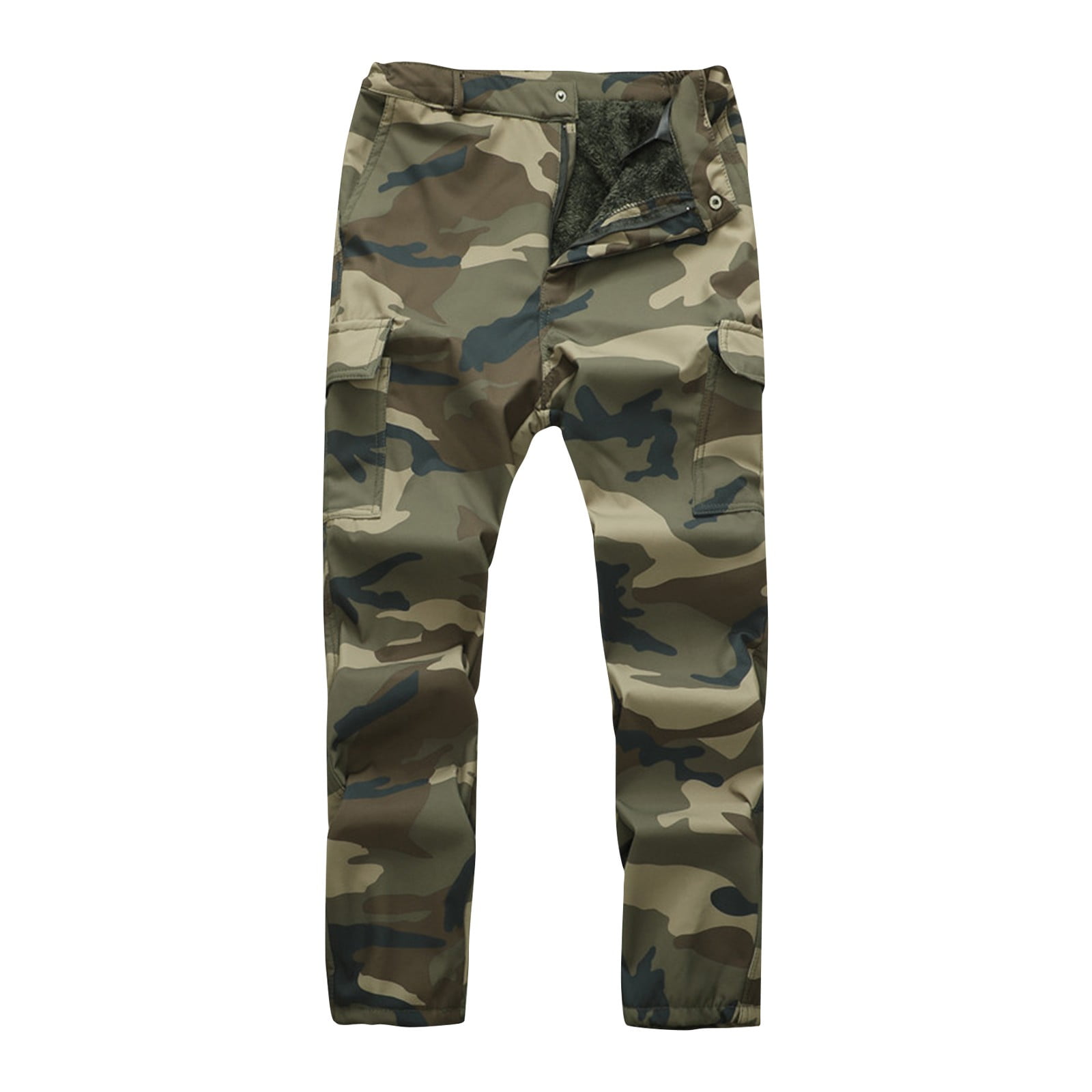 Biziza Workout Cargo Pants for Men Plus Size Hiking Cinch Bottom ...