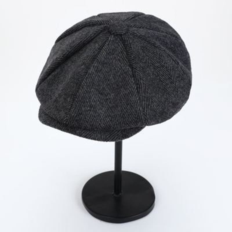 Bjfhfdr Peaky Blinder Wool Octagonal Cap Men's Razor Party British ...