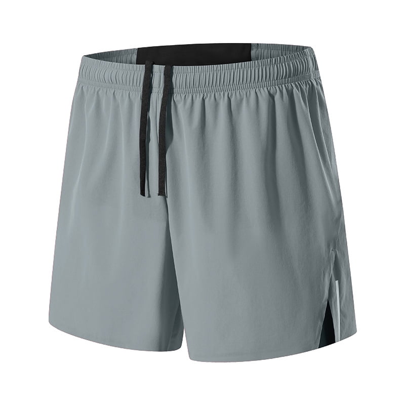 Bjfhfdr Quick-Drying Sports Shorts for Men Double-Layer Loose Anti ...