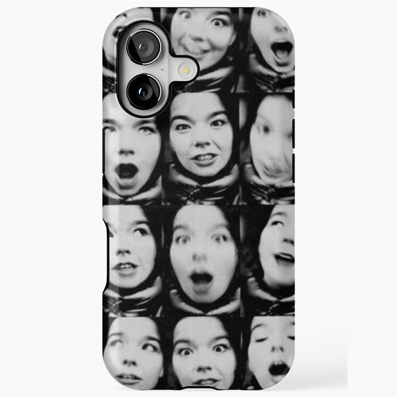 Bjork Face Print Musician Inspired Art Compatible Phone Case for iPhone ...