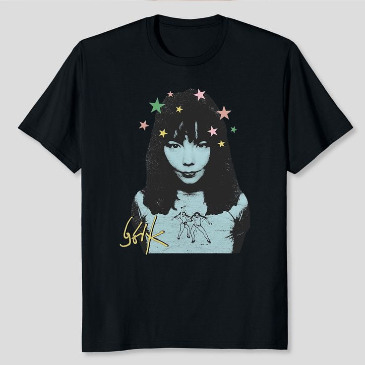 Bjork Shirt, Vintage Unisex Bjork Logo Tee, Vintage 90s Bjork Rare T ...