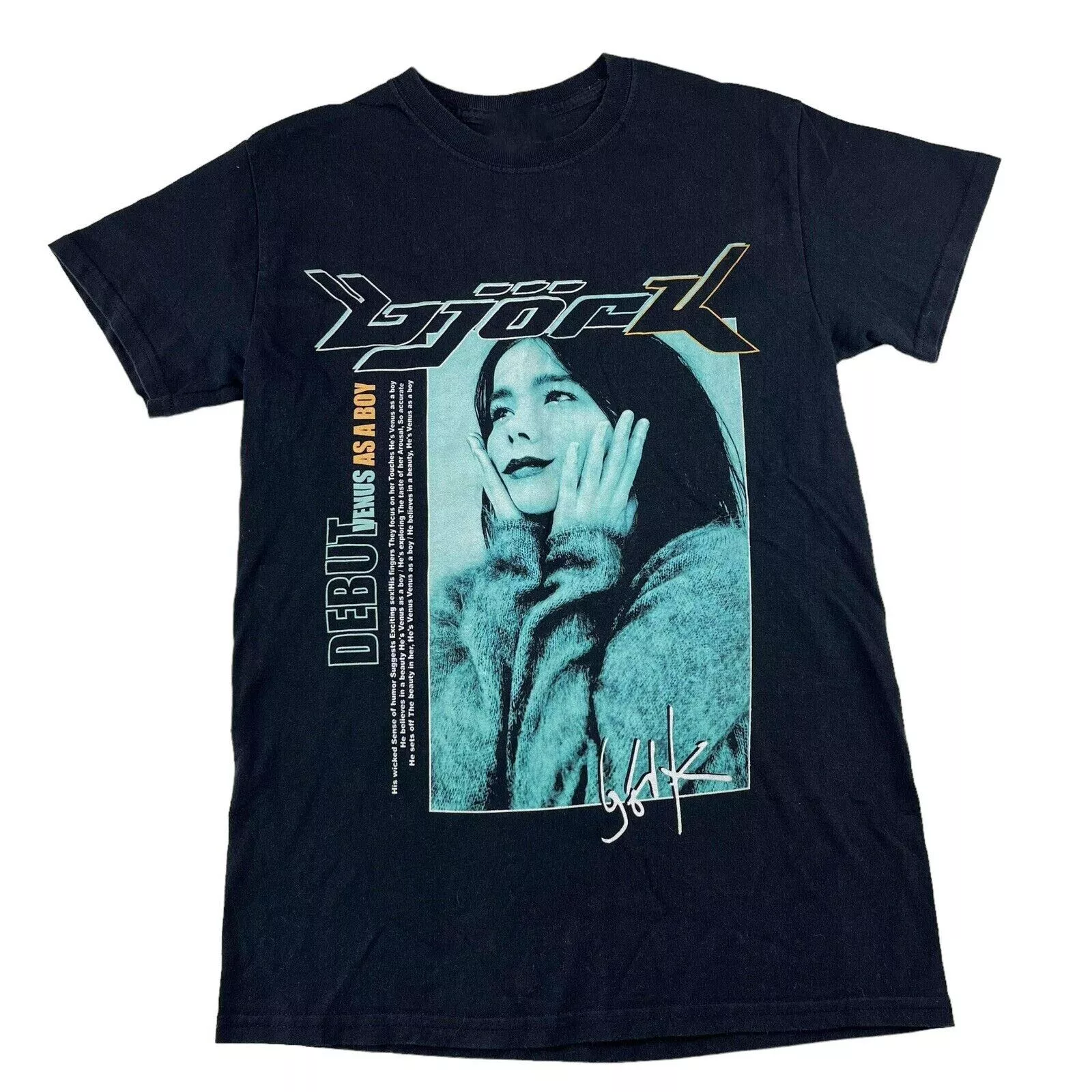 Bjork 'venus As A Boy' Genuine Merchandise Black Gildan All Size Singer ...