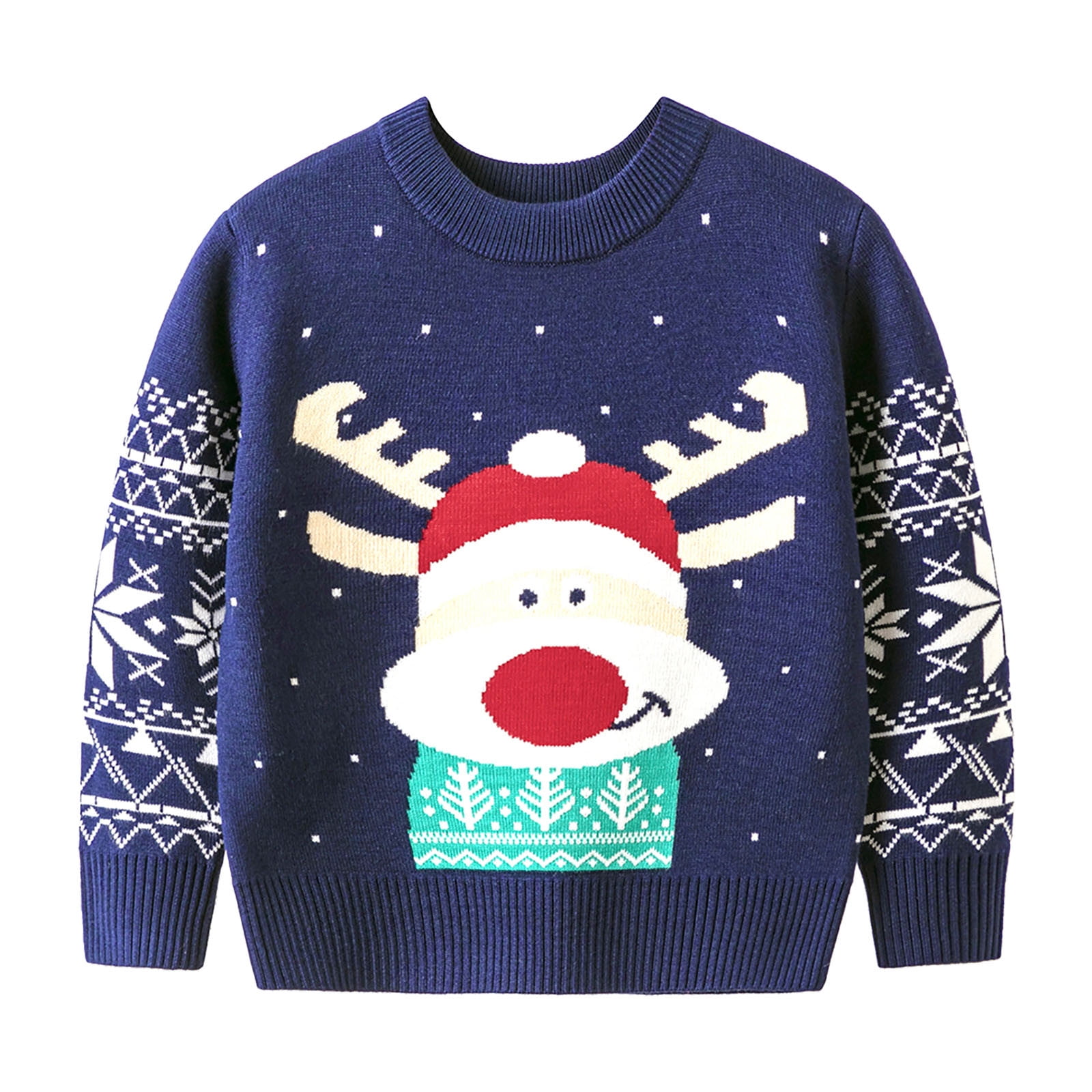 Bjutir Boy Sweater Toddler Girls Winter Long Sleeve Christmas Cartoon ...