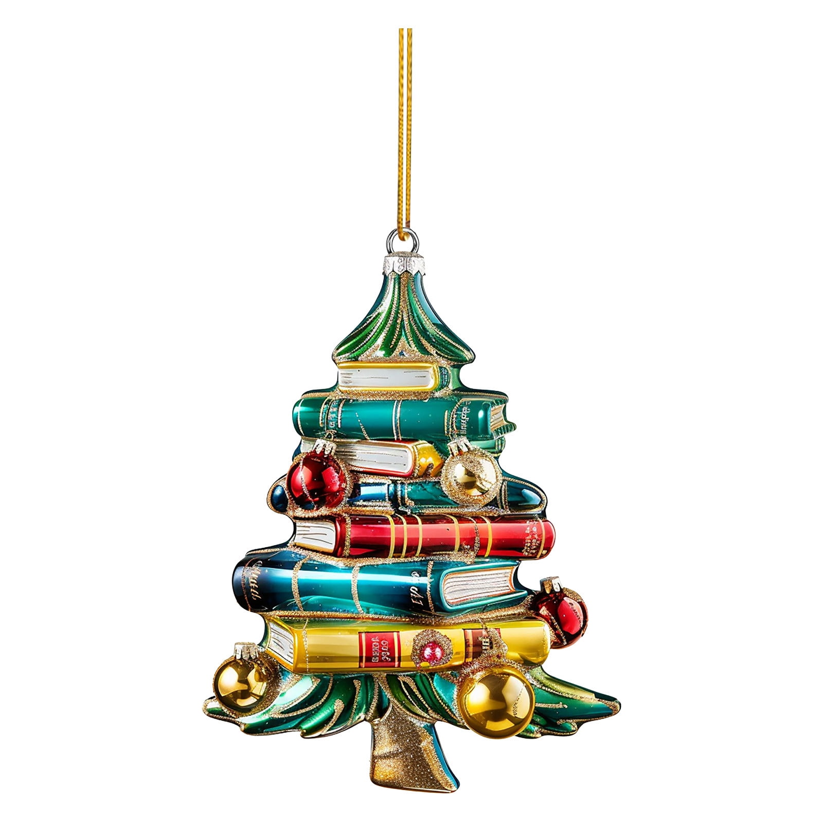 Bjutir Christmas Book Decorations Christmas Tree Decorations Mini ...