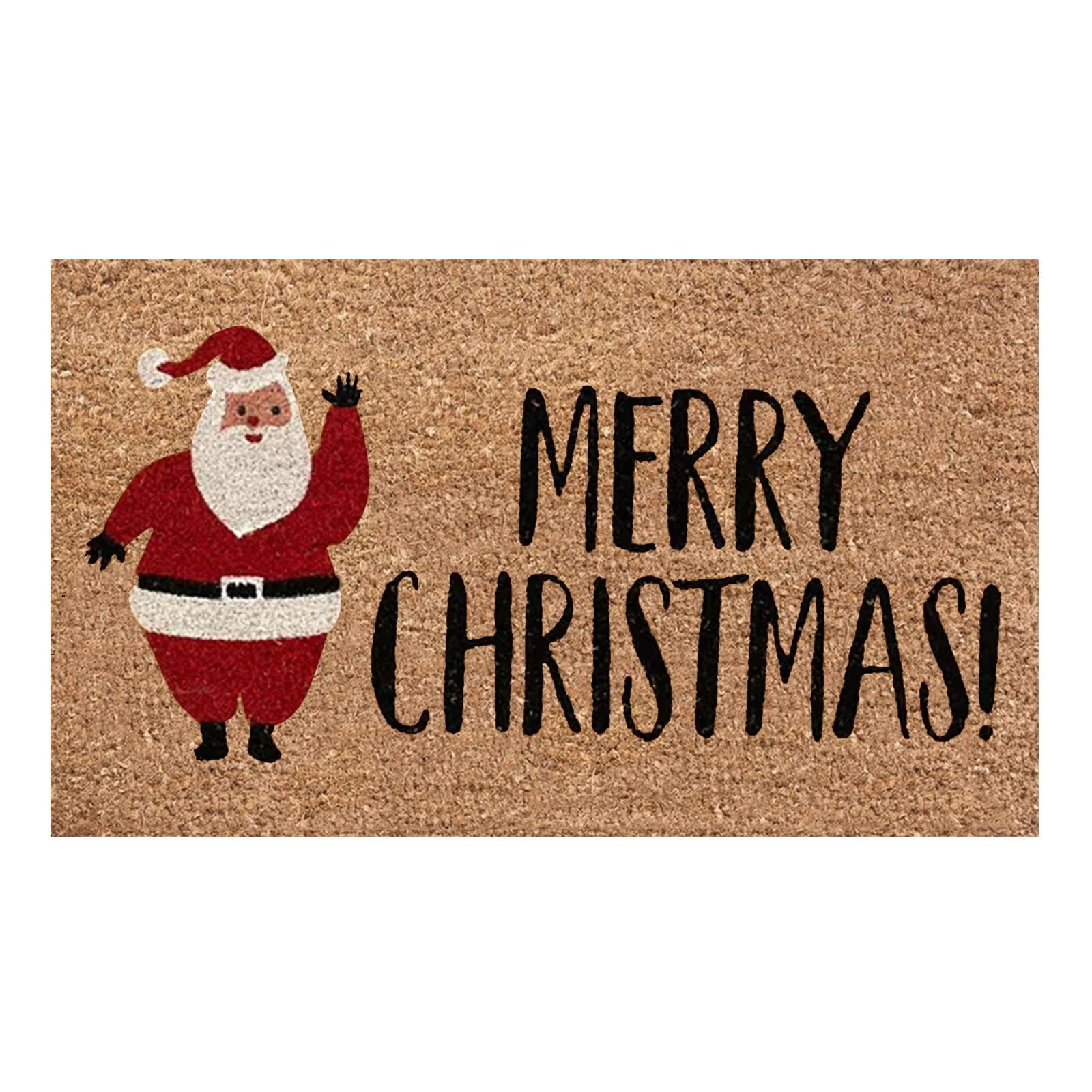 Bjutir Christmas Print Doormat Decoration 1Pc Christmas Doormat Holiday ...