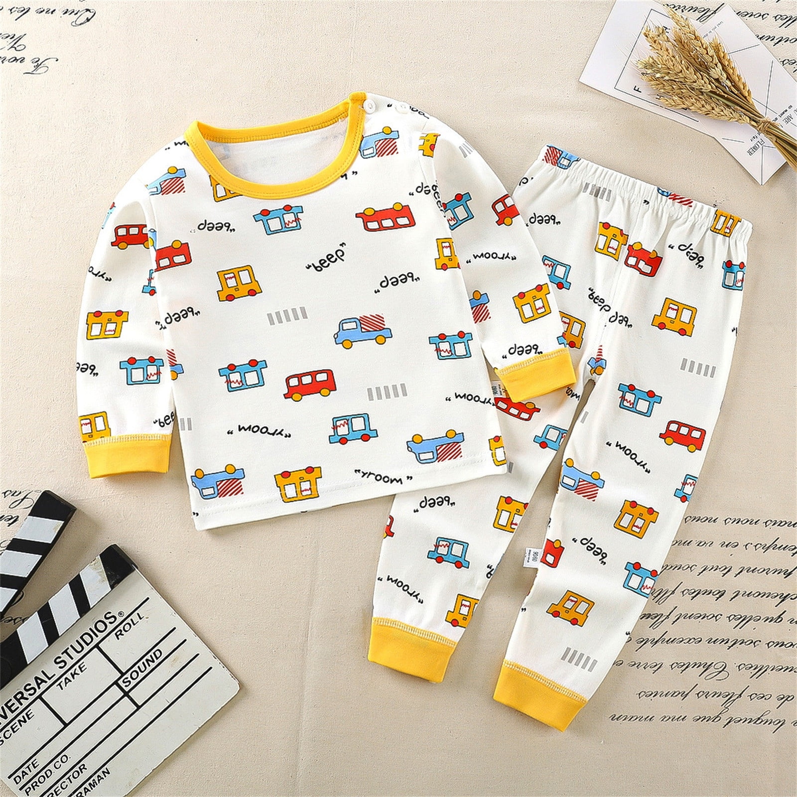 Bjutir Cute Boys Christmas Pajamas Kids Baby Pjâ S Girls Long Sleeve ...
