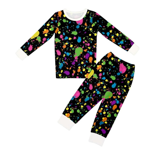Bjutir Cute Girls Pajamas Size 5-6 Years Kid Diy Hand Painted Homewear ...