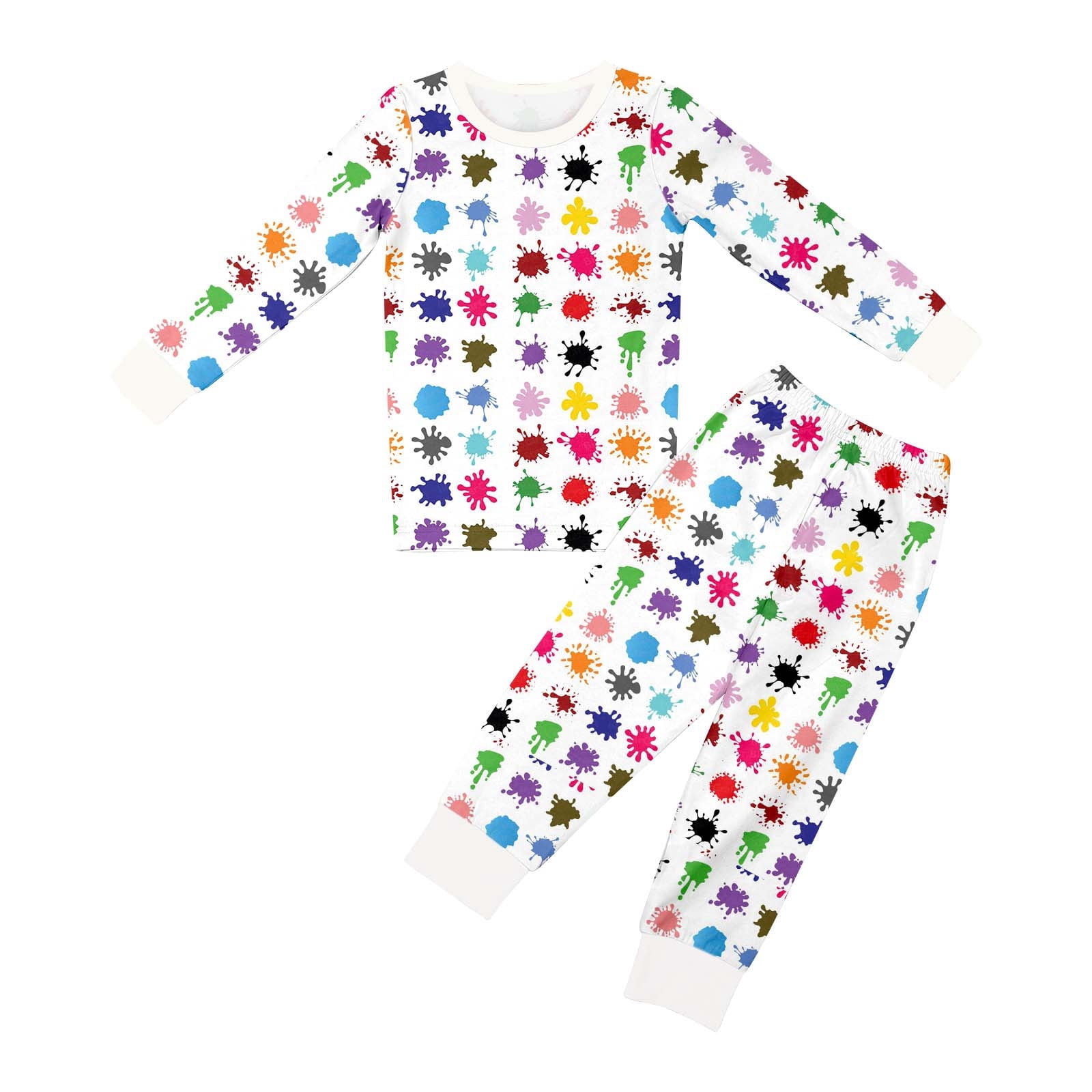 Bjutir Cute Girls Pajamas Size 8-9 Years Kid Diy Hand Painted Homewear ...