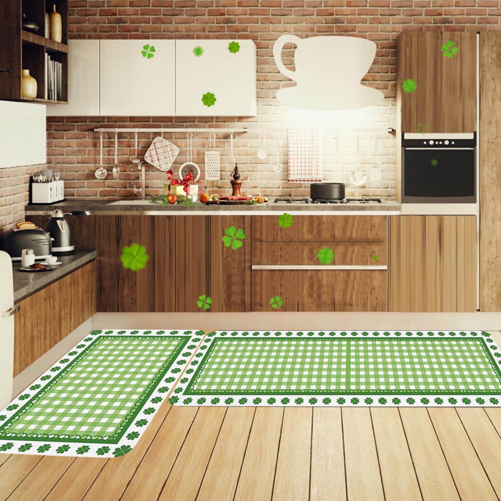 Bjutir Doormat Irish Festival Kitchen Rugs And Mats Set Of 2 Kitchen ...