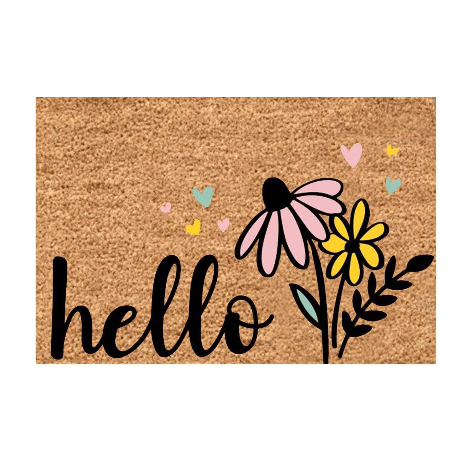 Bjutir Easter Doormat For Spring Carpet Funny Cute Doormat Door Mat ...