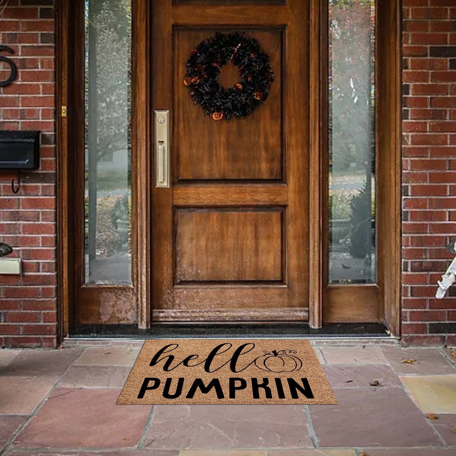 Bjutir Fall Door Mat Decoration Doormat Scary Welcome Door Mats Holiday Party Decorating ...