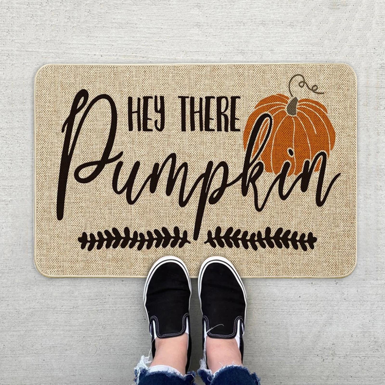 Bjutir Fall Door Mat Decoration Welcome Door Mat Pumpkin Floor Mat ...