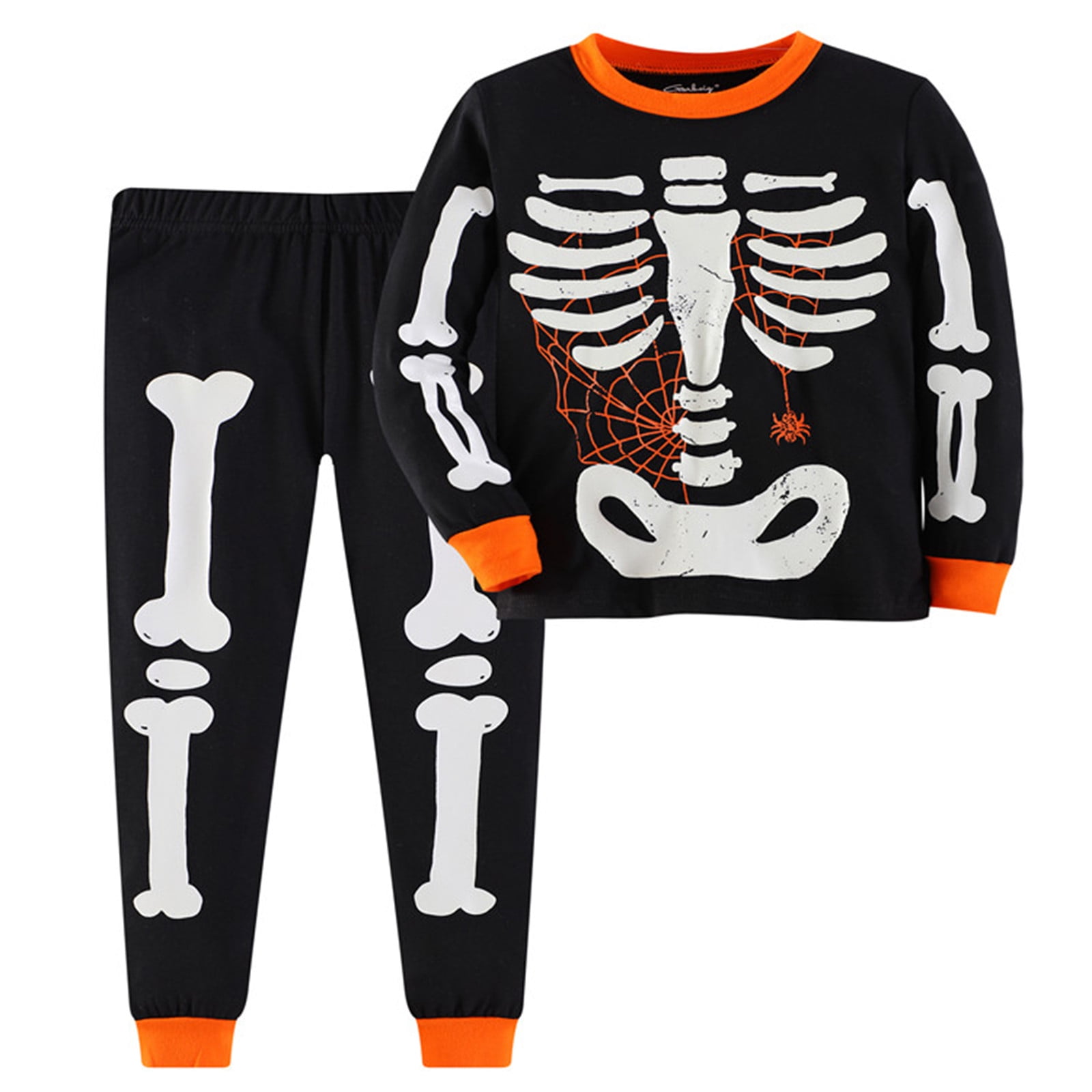 Bjutir Family Feeling Kids Toddler Girls Boys Skeleton Pajamas Sets For ...