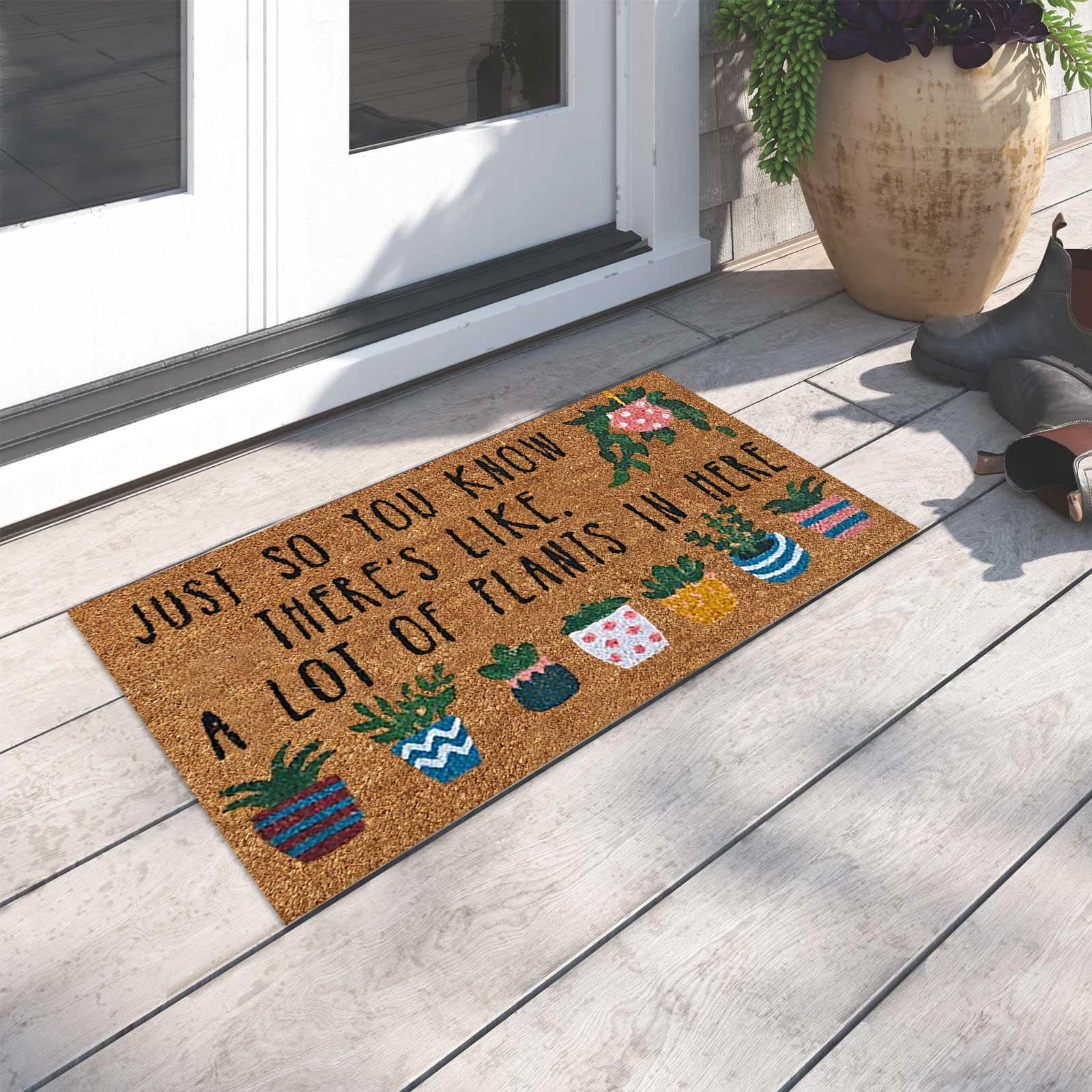 Bjutir Fun Copywriting Door Mat Holiday Mat Welcome Door Mat Polyester ...