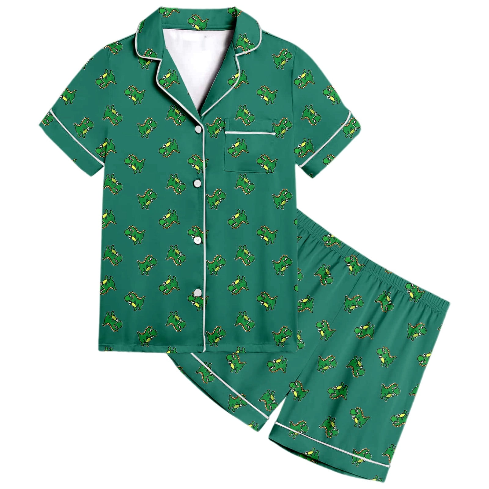 Bjutir Girl Pajamas Cute Little Dinosaur Designs Boys Girls Pattern ...