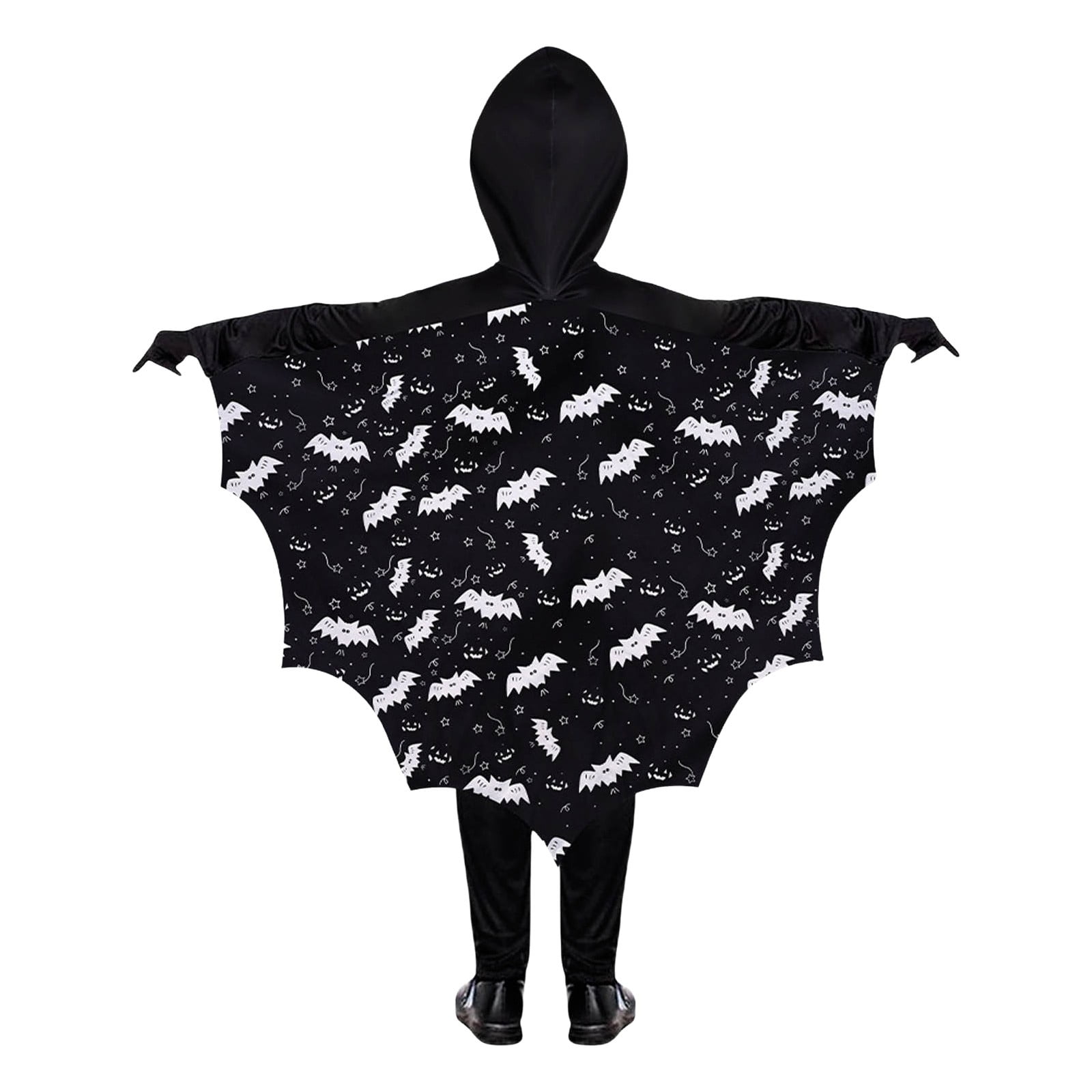 Bjutir Halloween Infant Baby Bubble Romper Bat Spider Print Warm Cute Romper Long Sleeve Hooded ...