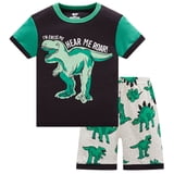 Bjutir Kids Boys Outfit Set Dinosaur Print Short Sleeve Crew Neck T ...