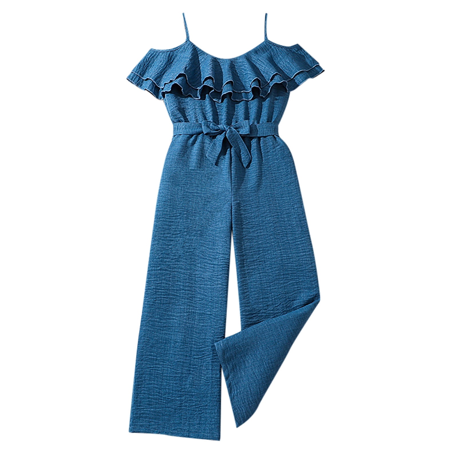 Bjutir Kids Romper Girls Jumpsuits Summer Sleeveless Ruffles Overalls ...