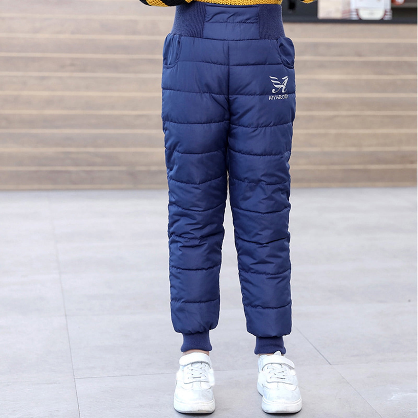 Bjutir Little Girls Boys Toddler Snow Pants Thick Winter Warm Lined ...