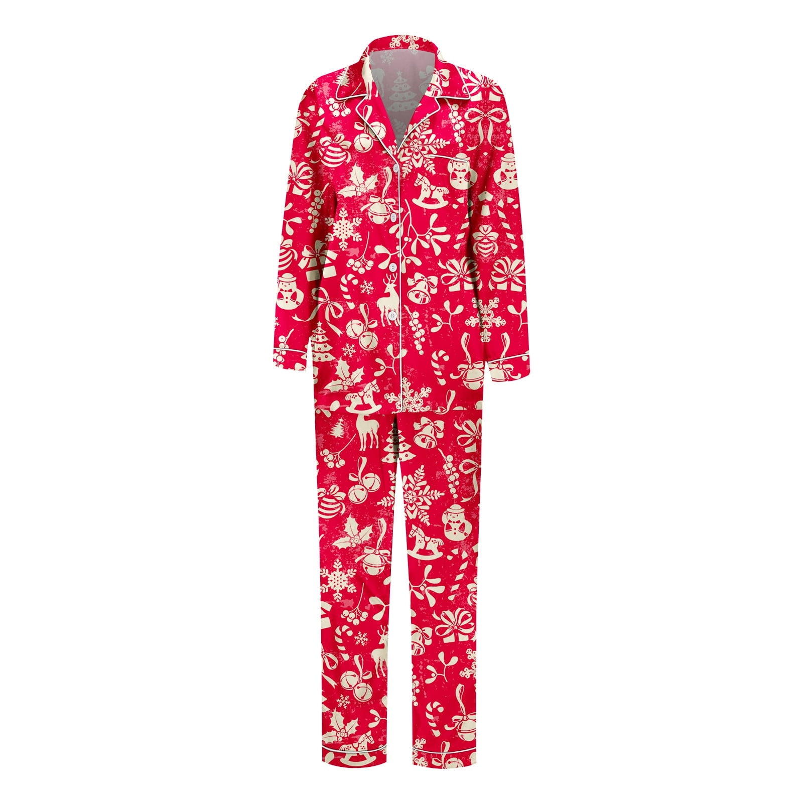 Bjutir Matching Family Christmas Pajamas Womens Christmas Matching ...