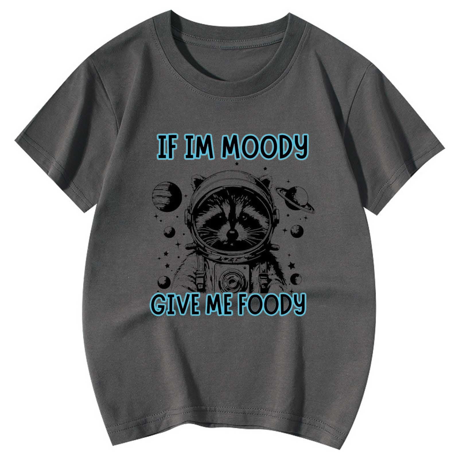 Bjutir Tees For Girls Cute Animal Print Short Sleeve Crew Neck Tops ...