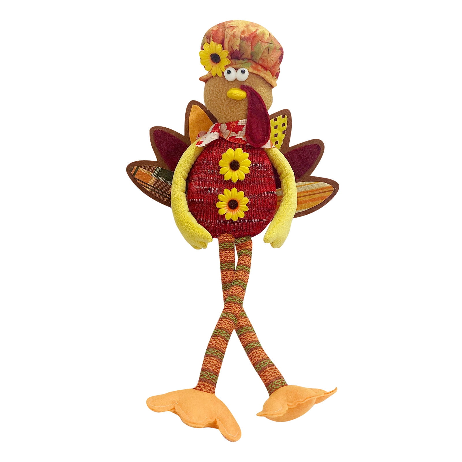 Bjutir Thanksgiving Day Turkey Decoration Window Sill Decoration Doll ...