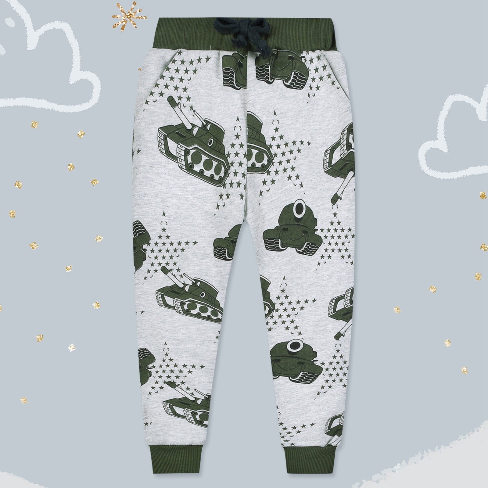 Bjutir Toddler Boy Girl Pants Cartoon Dinosaur Print Pattern Sweatpants ...