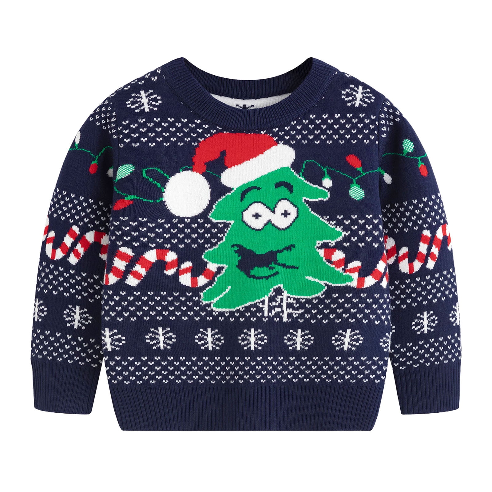 Bjutir Toddler Boys Girls Christmas Sweater Cartoon Warm Knitted ...