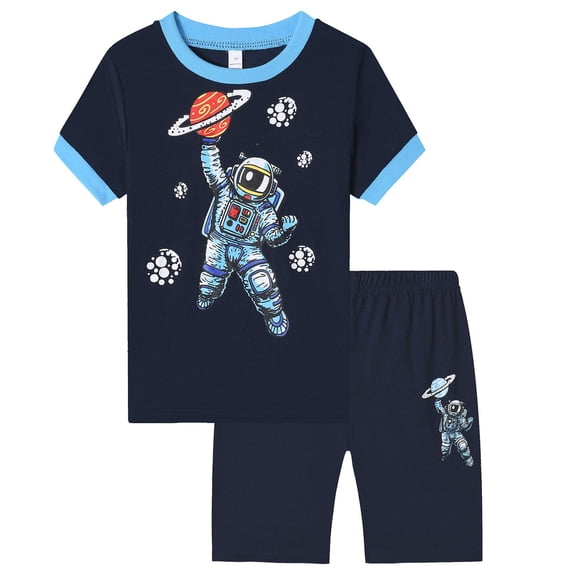 Bjutir Toddler Boys Outfit Set Dinosaur Print Short Sleeve Crew Neck ...