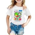 Bjutir Toddler Girls Tops Summer Letter Print Short Sleeve Crew Neck ...