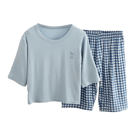 Bjutir Toddler Kids Boys Outfit Set Solid Color Short Sleeve Crew Neck ...