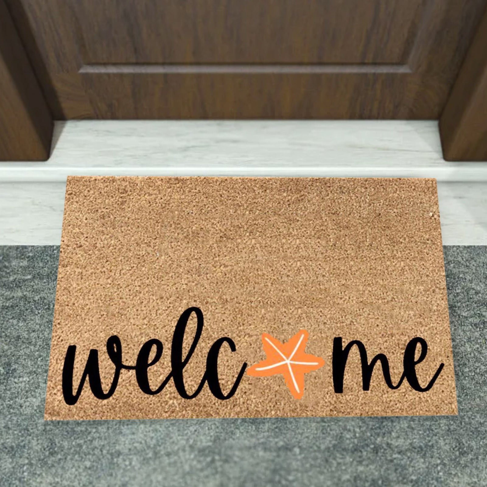 Bjutir Welcome Floor Mat Summer Decorative Door Mat For Indoor Outdoor ...