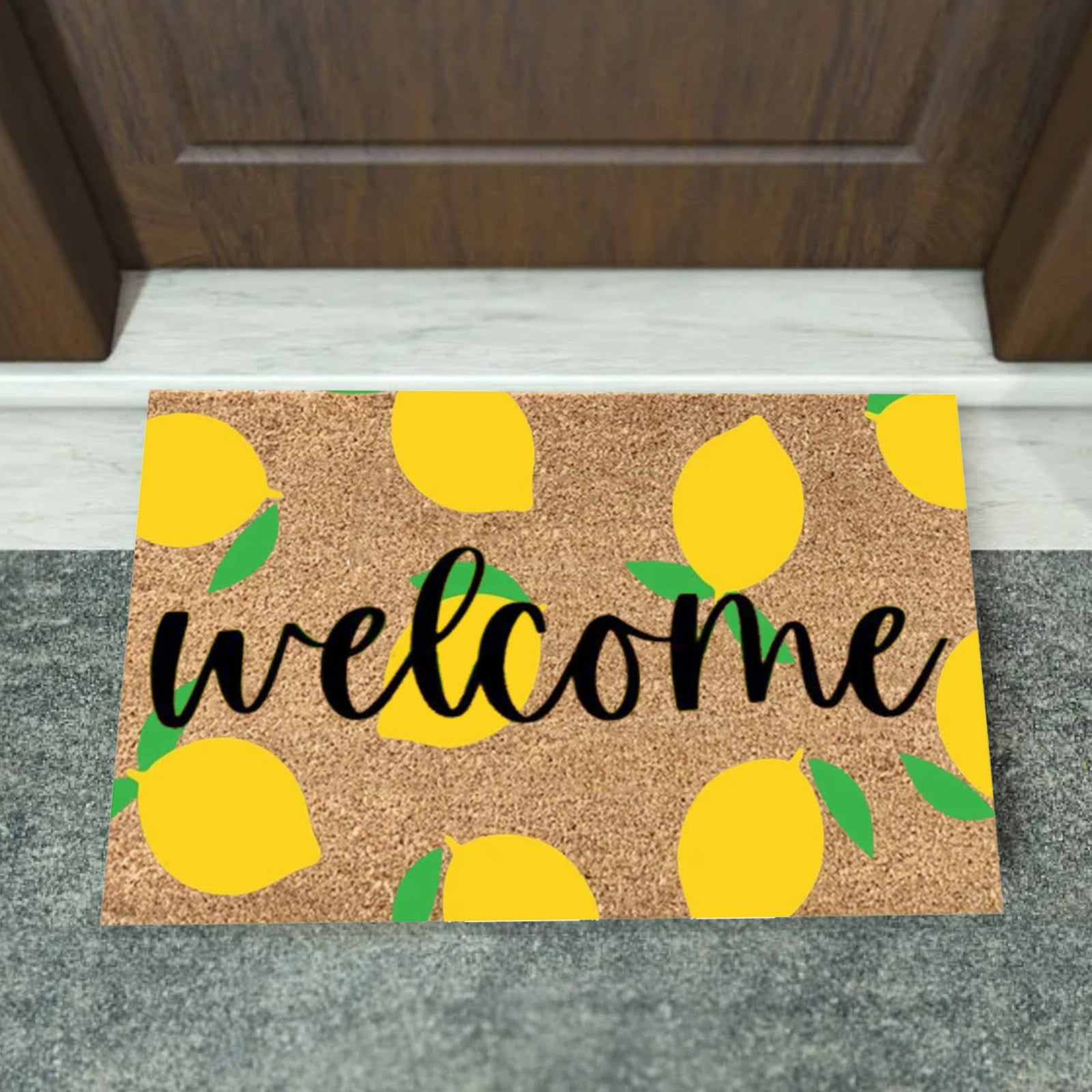 Bjutir Welcome Floor Mat Summer Decorative Door Mat For Indoor Outdoor ...
