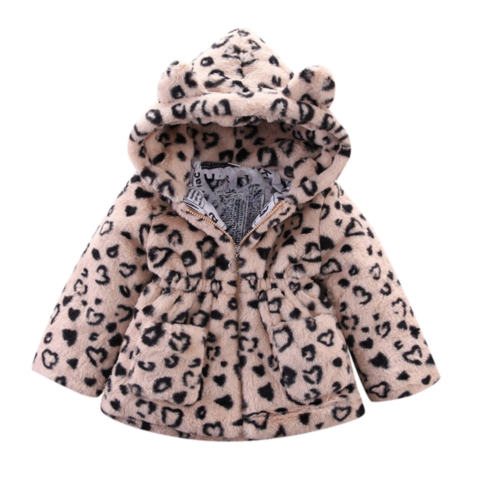 Bjutir Winter Coats For Girls Thick Padded Long Sleeve Fleece Warm ...