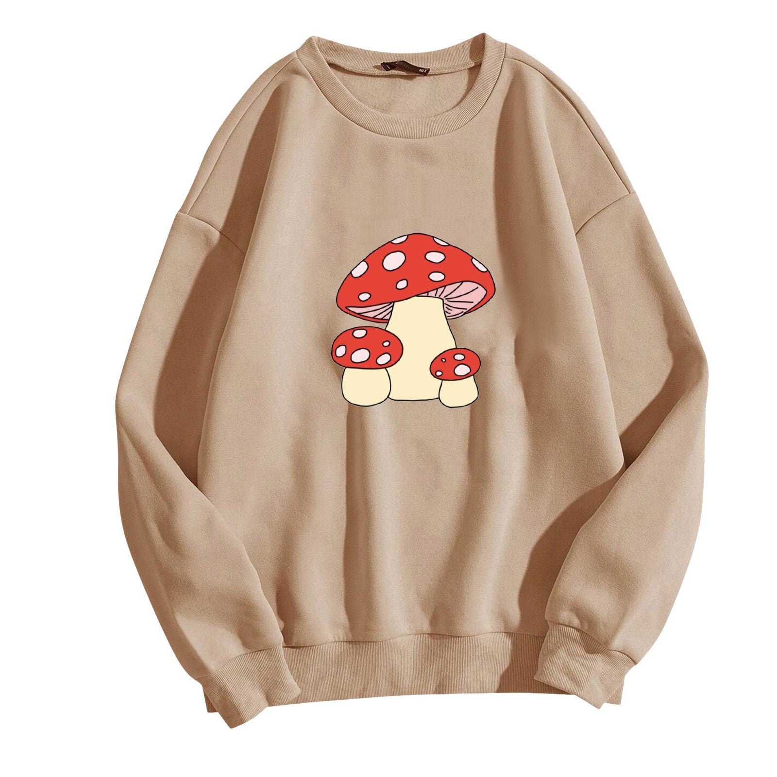 Bjutir Womens Sweatshirts Cute Frog Sweatshirt Kawaii Mushroom Hoodie