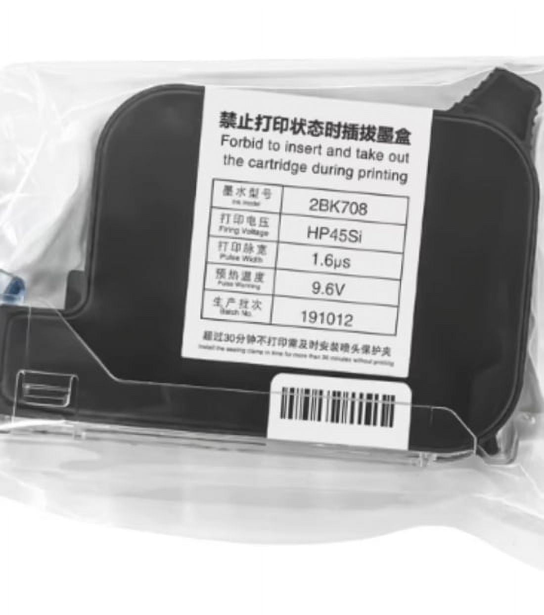 Bk117 Compatible Domino Black Ink Solvent Based Cartridge - Walmart.com