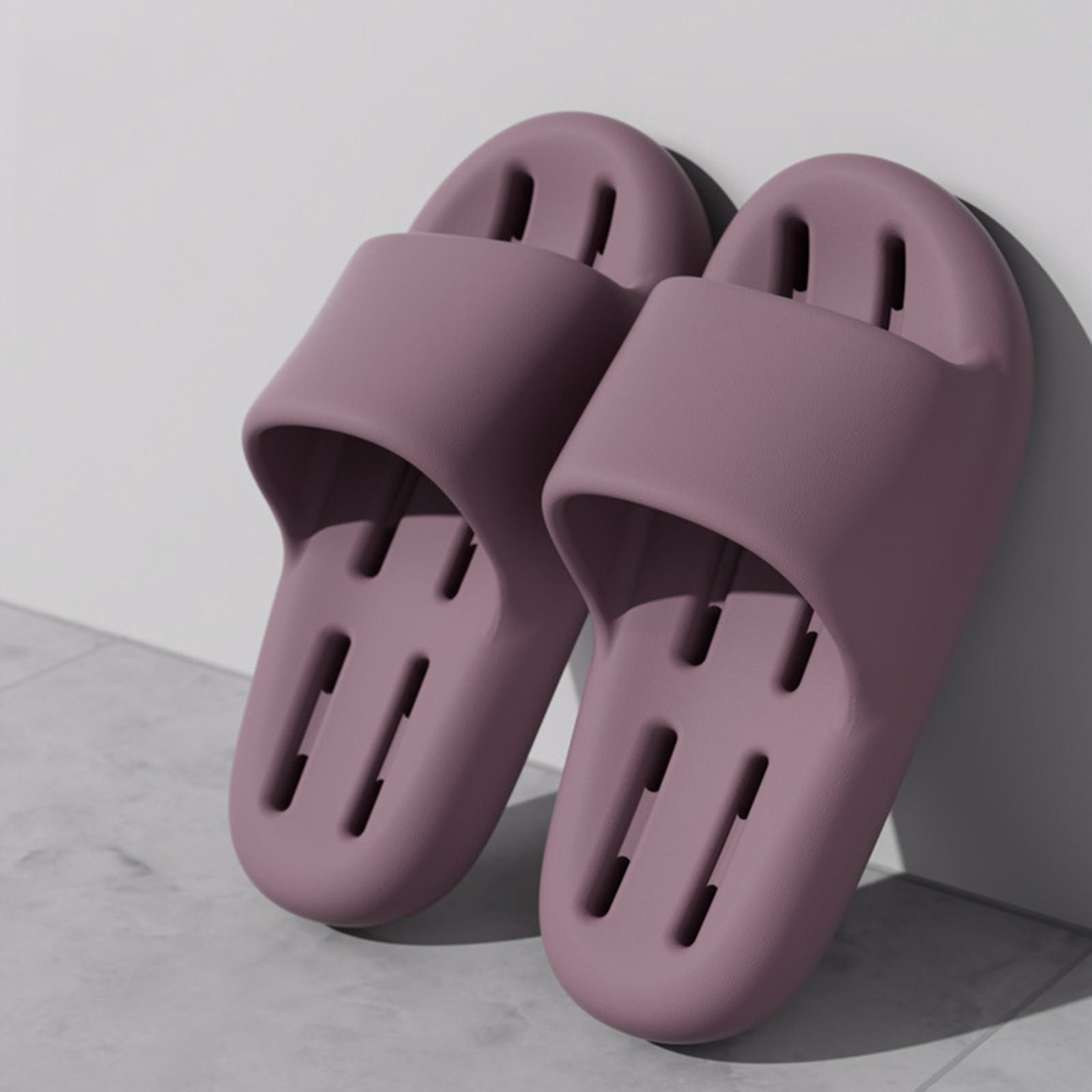 Bkhluea Shower Shoes Quick Dry Non-Slip Bathroom Slippers Shower ...