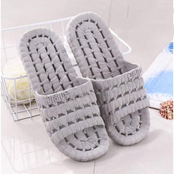 Bkhluea Shower Shoes Quick Dry Non-Slip Bathroom Slippers for Men Women ...