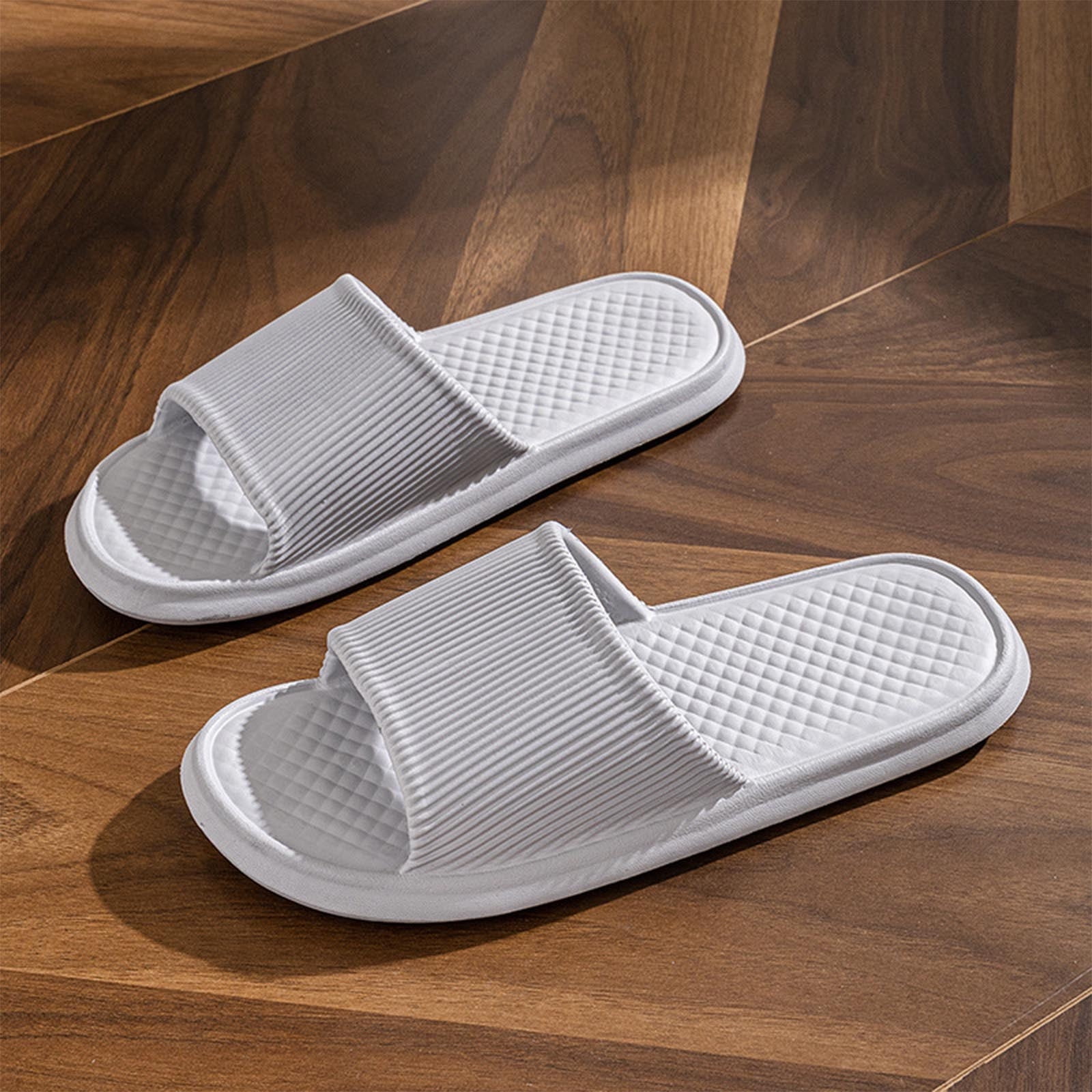 Bkhluea Shower Slippers for Women Men, Quick Drying Lightweight Non ...