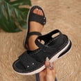 Bkhluea Women Adjustable Strap Studded Platform Sandals Comfortable ...