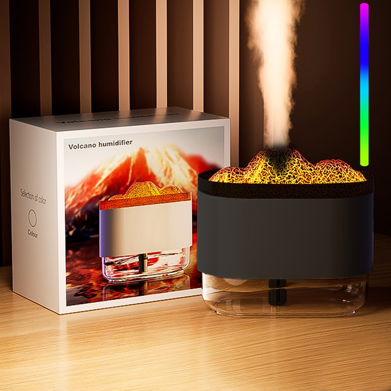 Bklubk Flame Diffuser, Humidifier, Portable Noiseless Aroma Diffuser ...