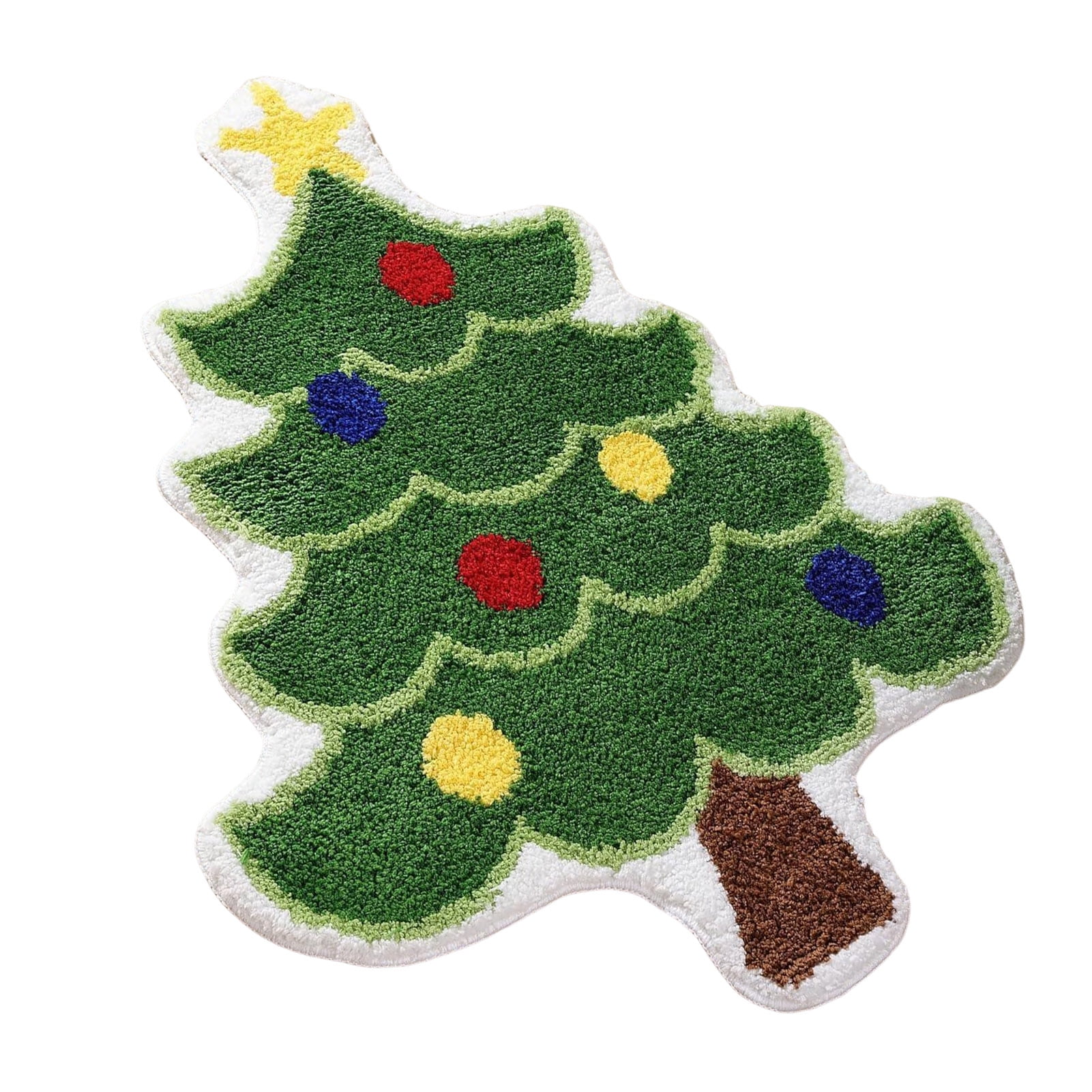 Bkn Christmas Carpet Christmas Tree Dwarf Shape Quick Water Absorbent ...