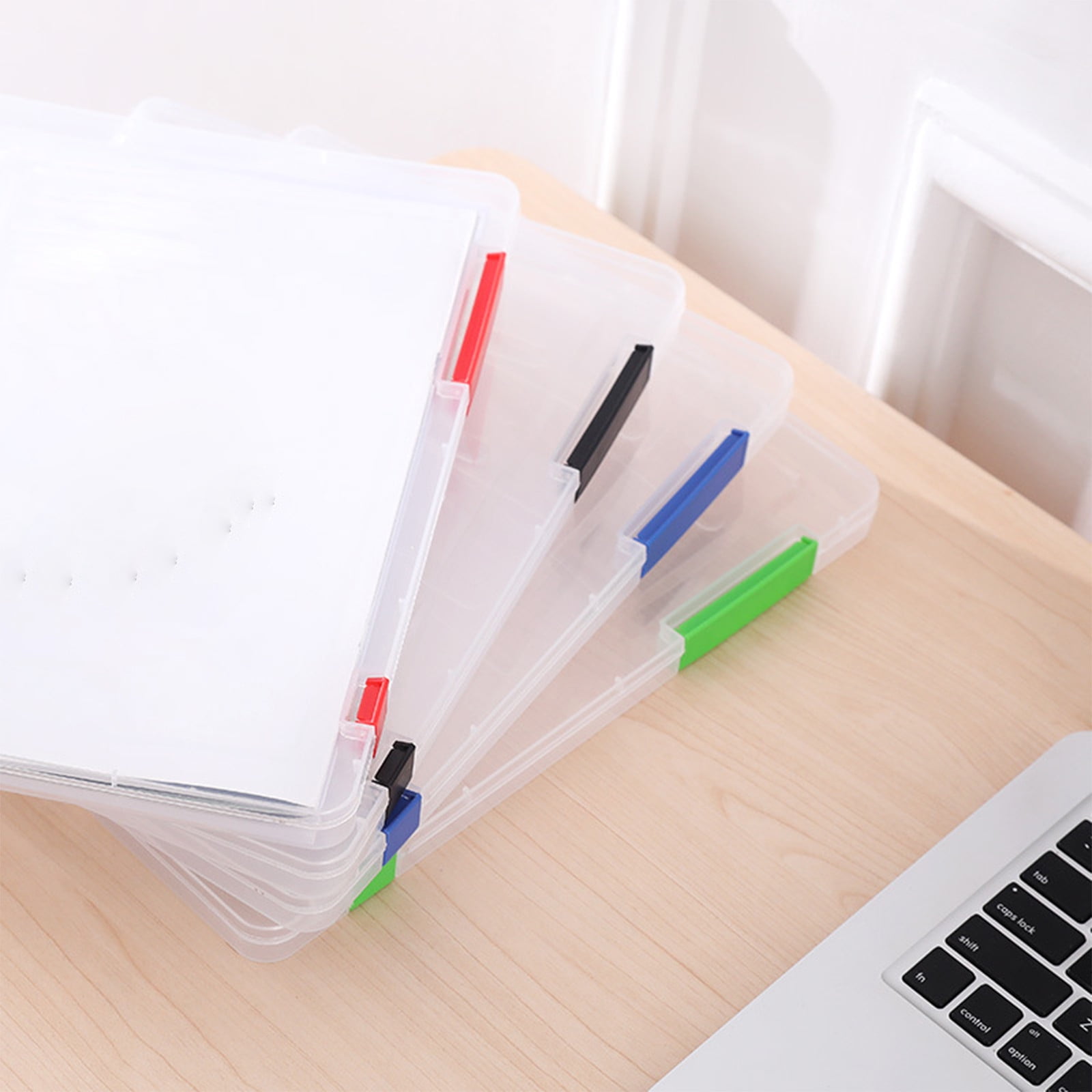 Bksdlh A4 Folder Exam Paper Organizer Clipboard Document Storage Office ...