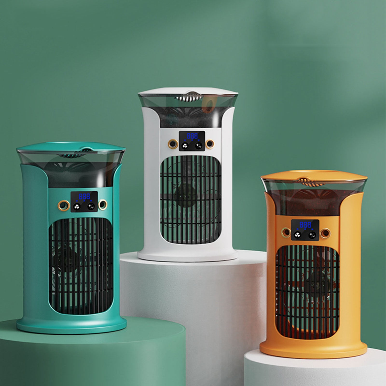 Bksdlh Cold Air Blower, Desktop Mini Cooler Fan, USB Portable Air ...