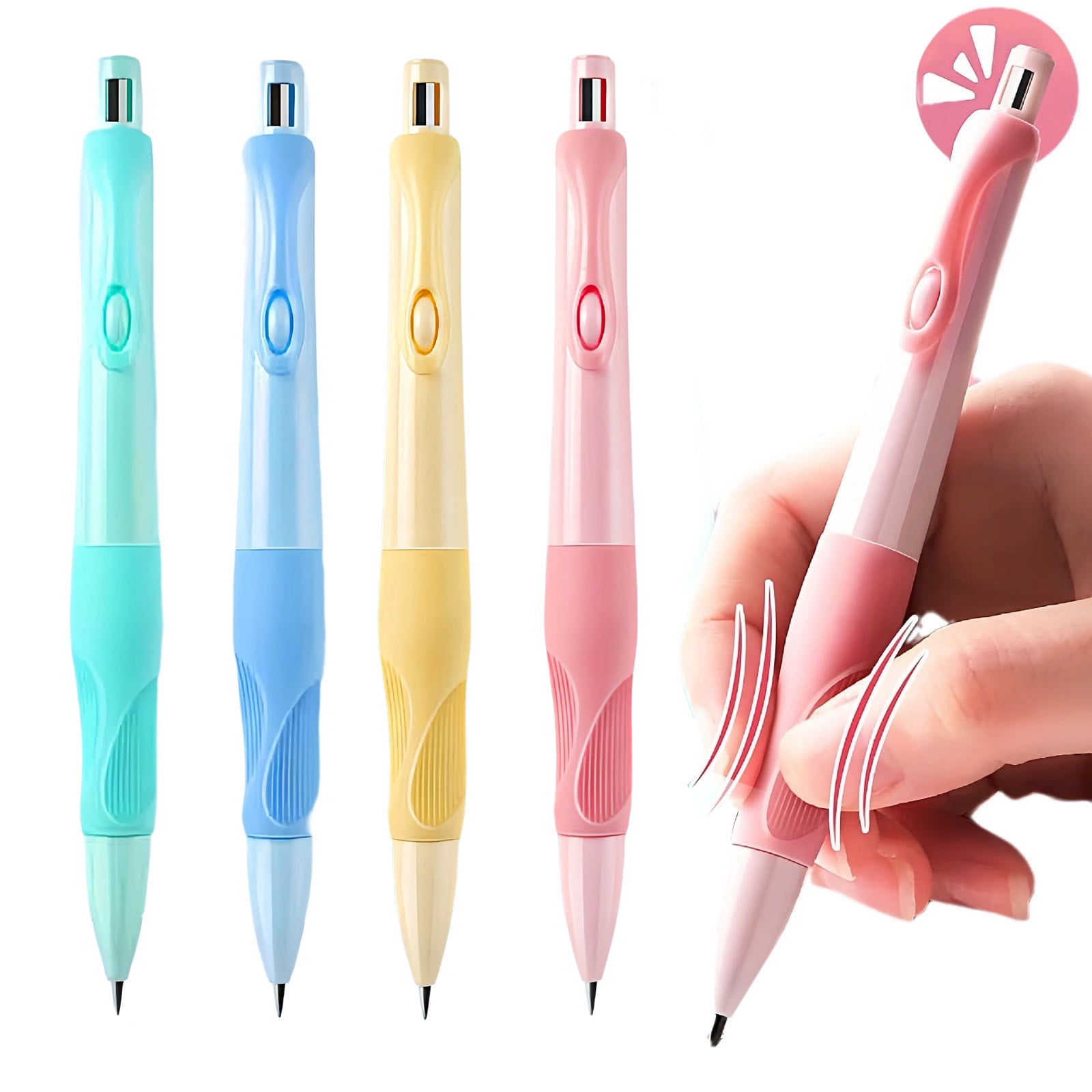 Bksdlh Elementary Pencils 2.0 Activity Grip Candy Colors Correct ...