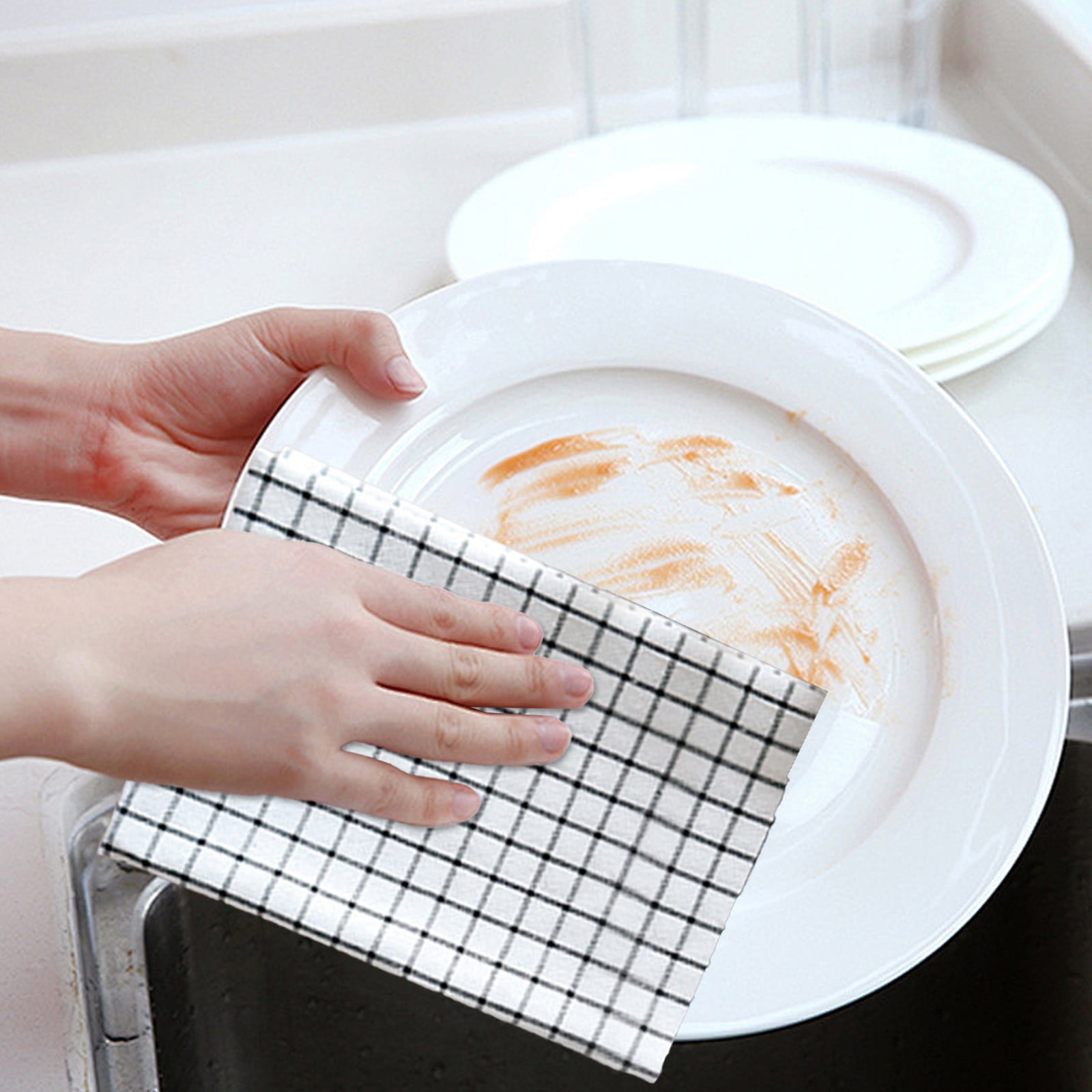 Bksdlh Fiber Towel, Microfiber Cleaning Cloth Duster, Car Bathroom ...