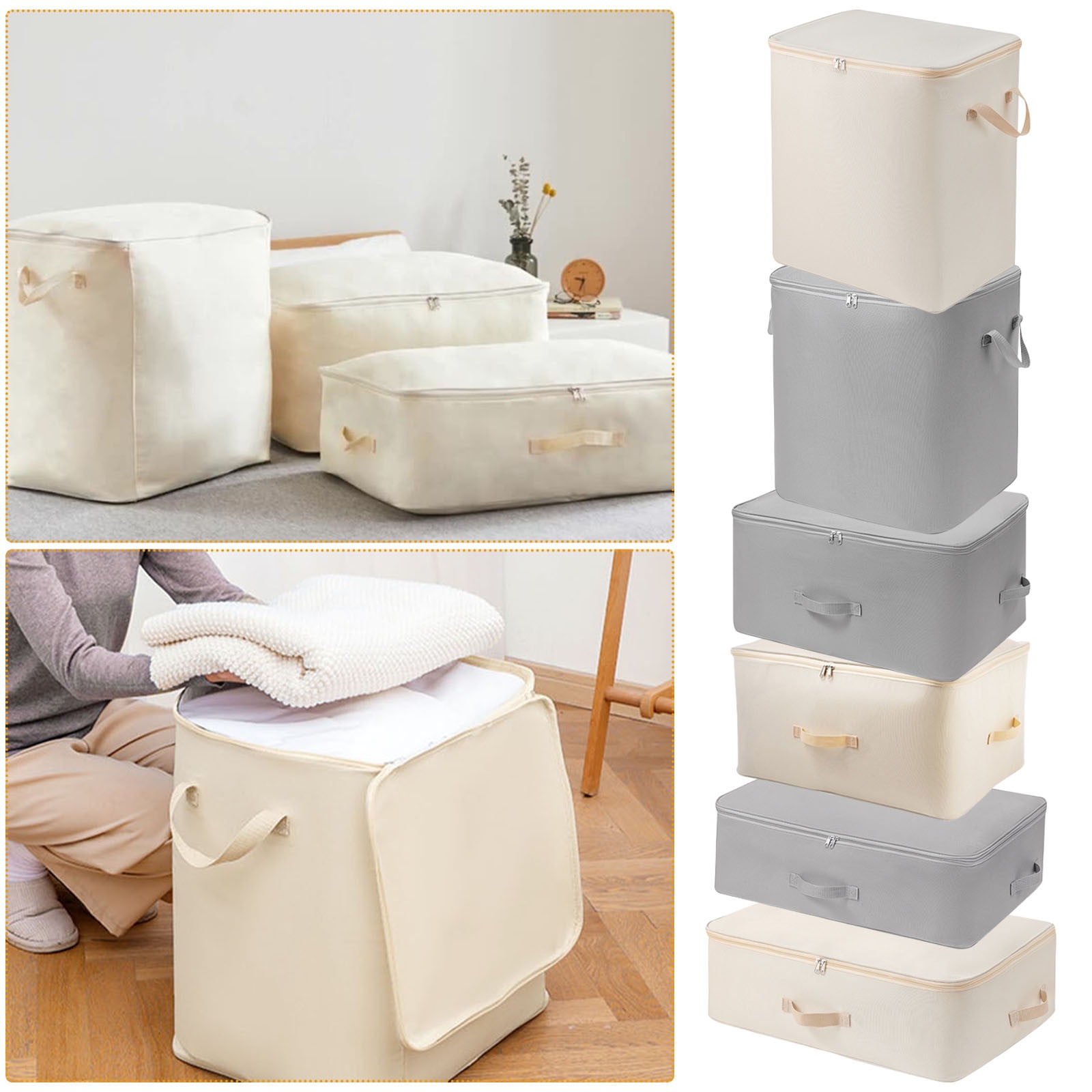 Bksdlh Japanese Cloth Quilt Storage Bag Large Capacity Dstproof ...