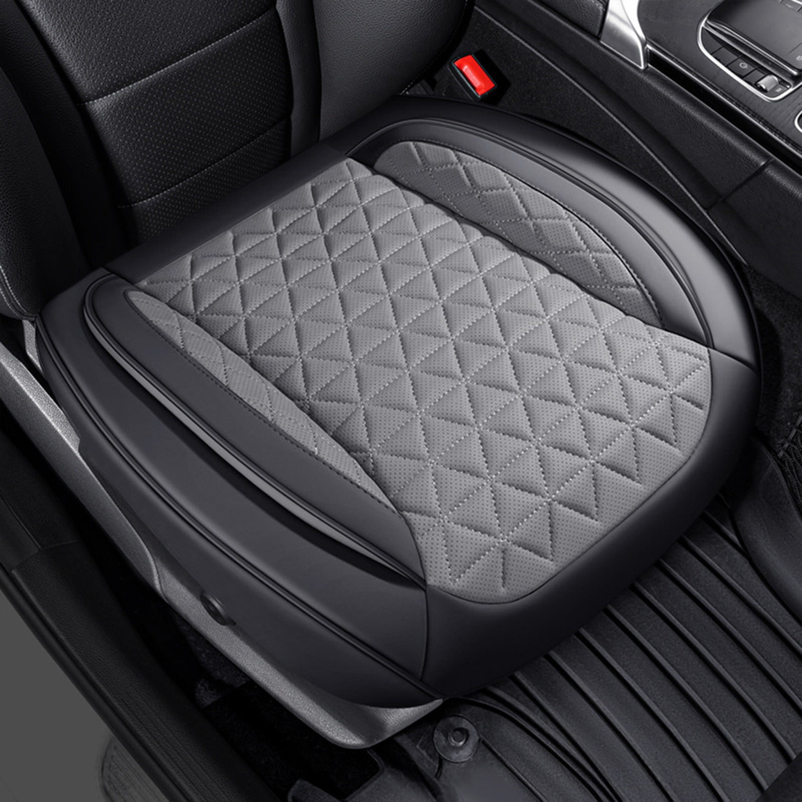 Bksdlh Leather Car Seat Cushion, Breathable Mesh Car Seat Cover, Velvet ...