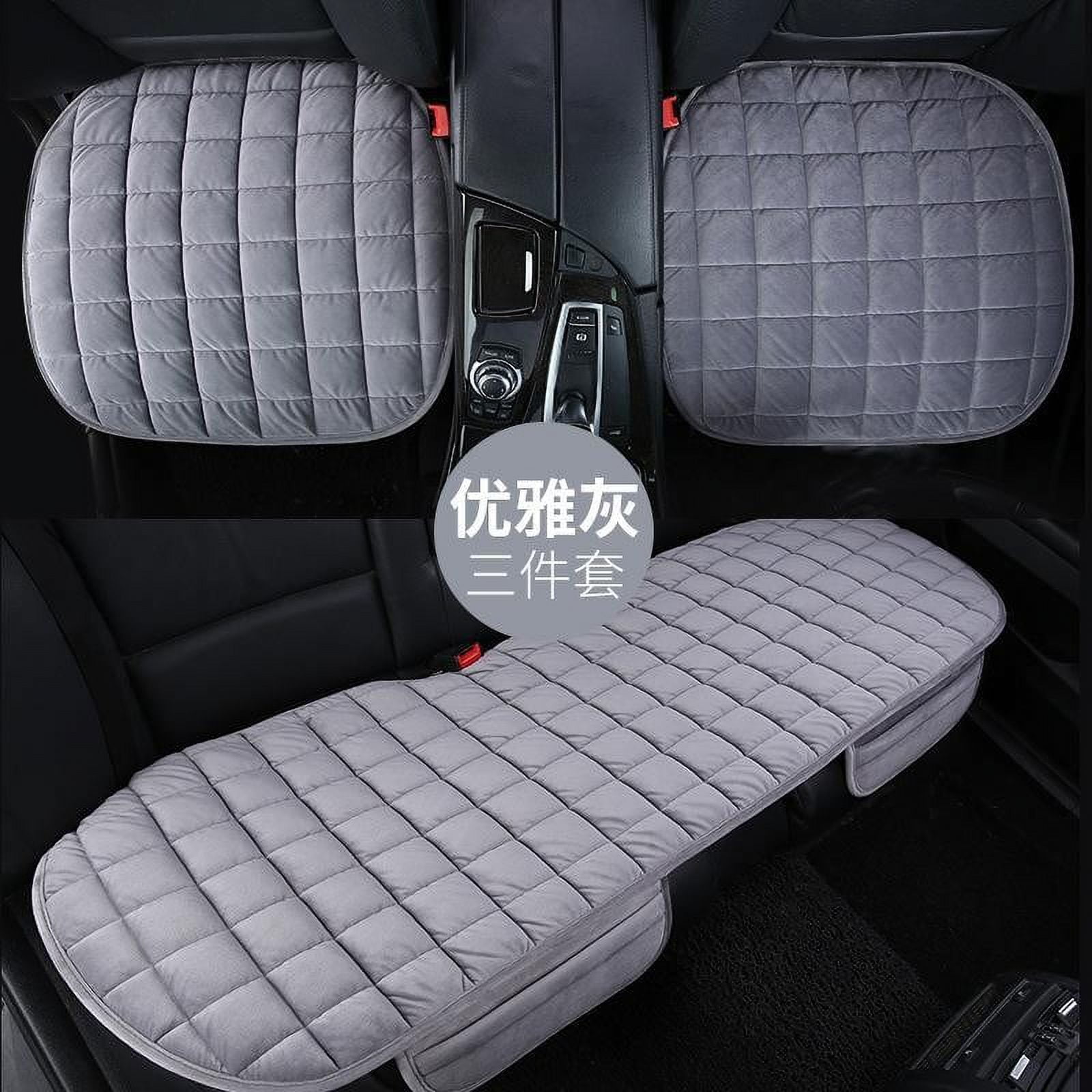 Bksdlh Memory Foam Car Seat Cushion with Lumbar Support and Storage ...