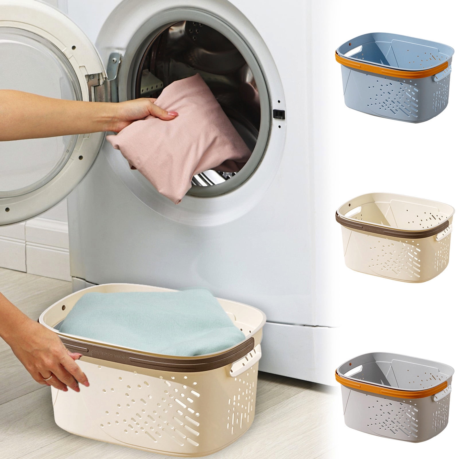 Bksdlh Portable Shower Caddy with Handle, Drain Holes Toiletry ...